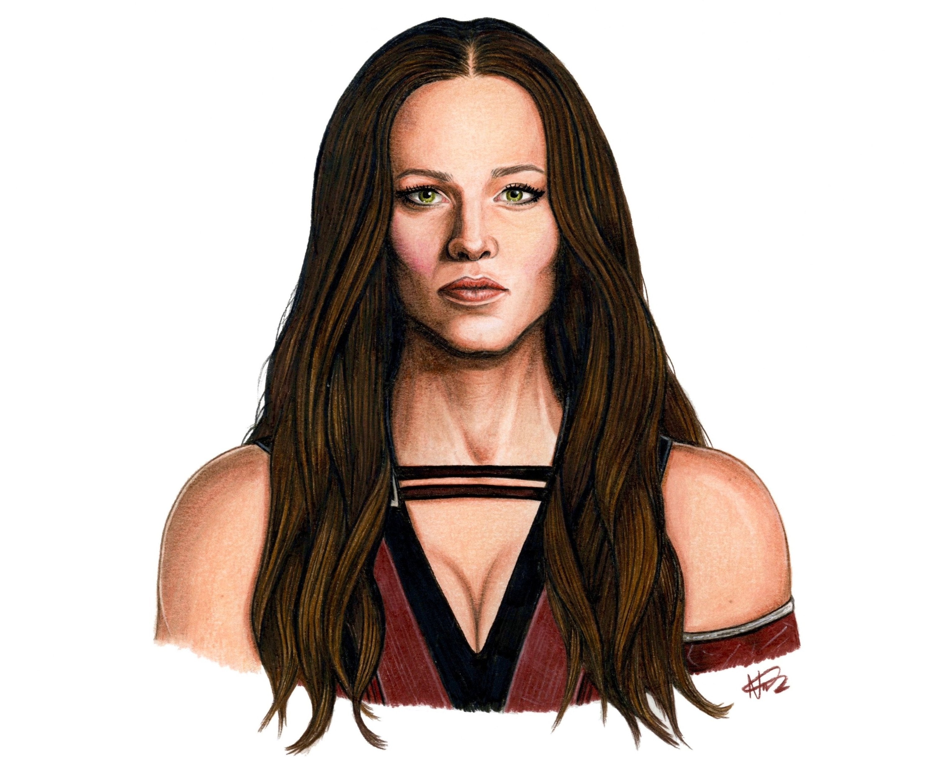 Jennifer Garner as “Elektra Natchios” – The Artwork of Nathan McCarron
