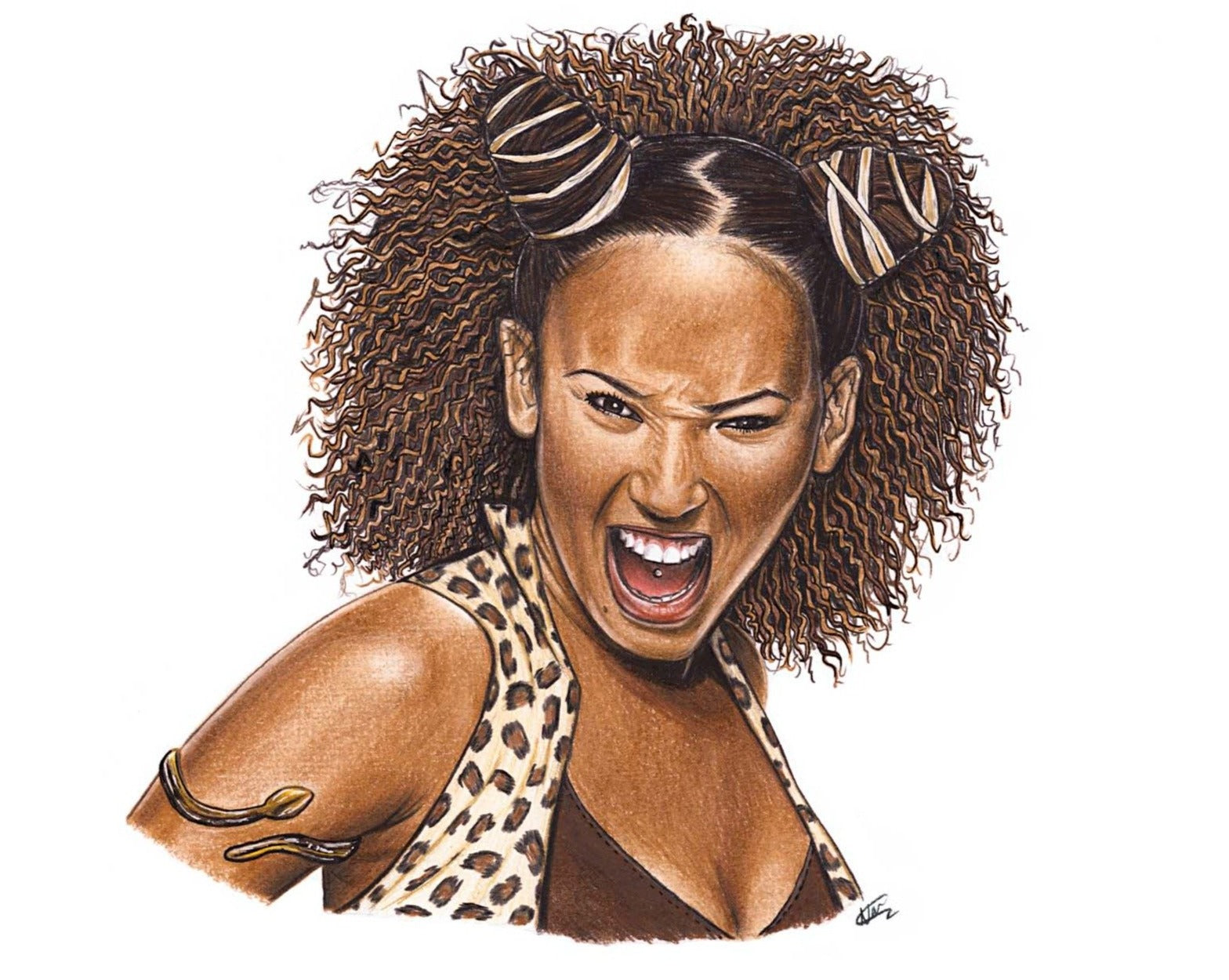 Mel B (Scary Spice) – The Artwork of Nathan McCarron